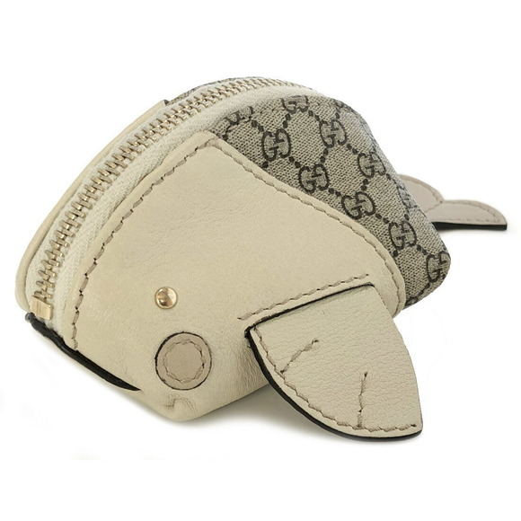 Gucci | Bags | Gucci Gg Coin Wallet Ivory Beige Whale Animal Plus ...